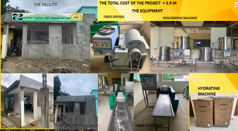 NATURAL TEXTILE FIBER INNOVATION HUB IN APAYAO - Apayao State College