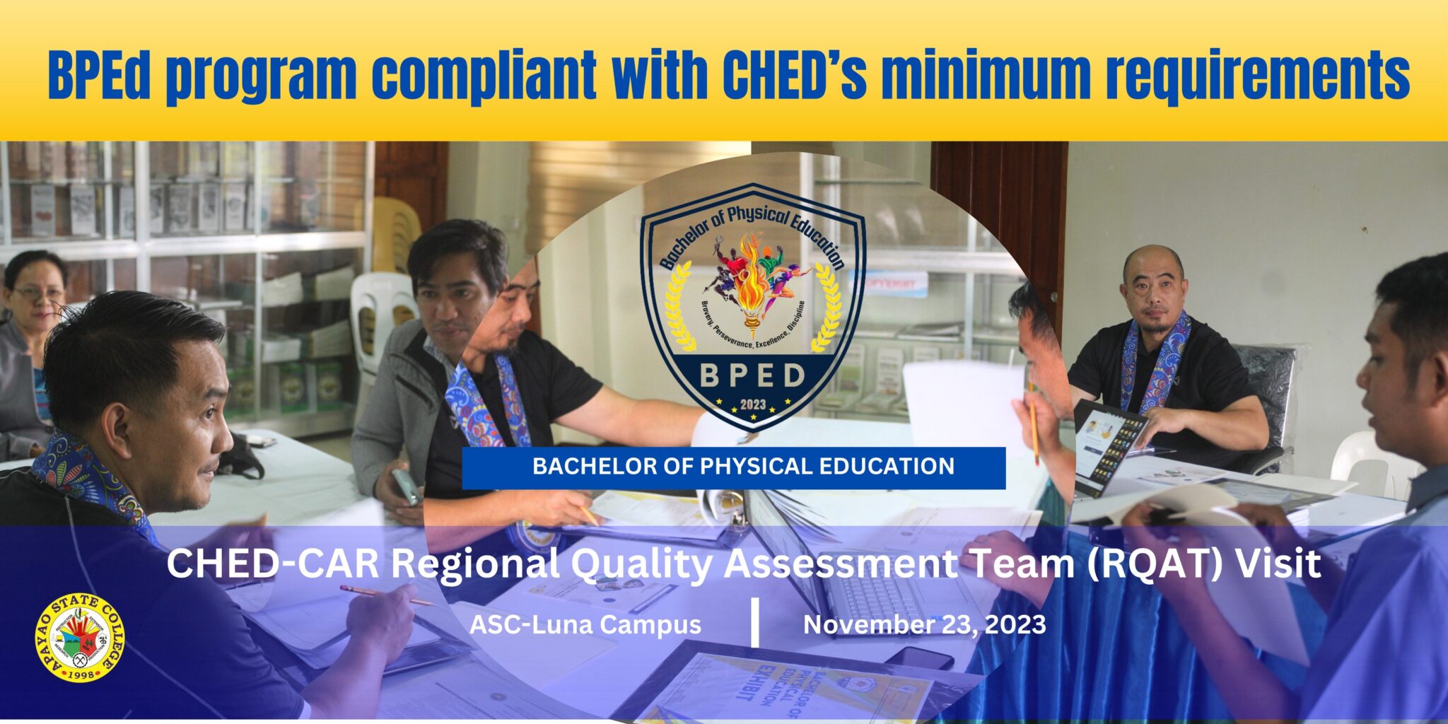 BPEd program compliant with CHED’s minimum requirements - Apayao State ...