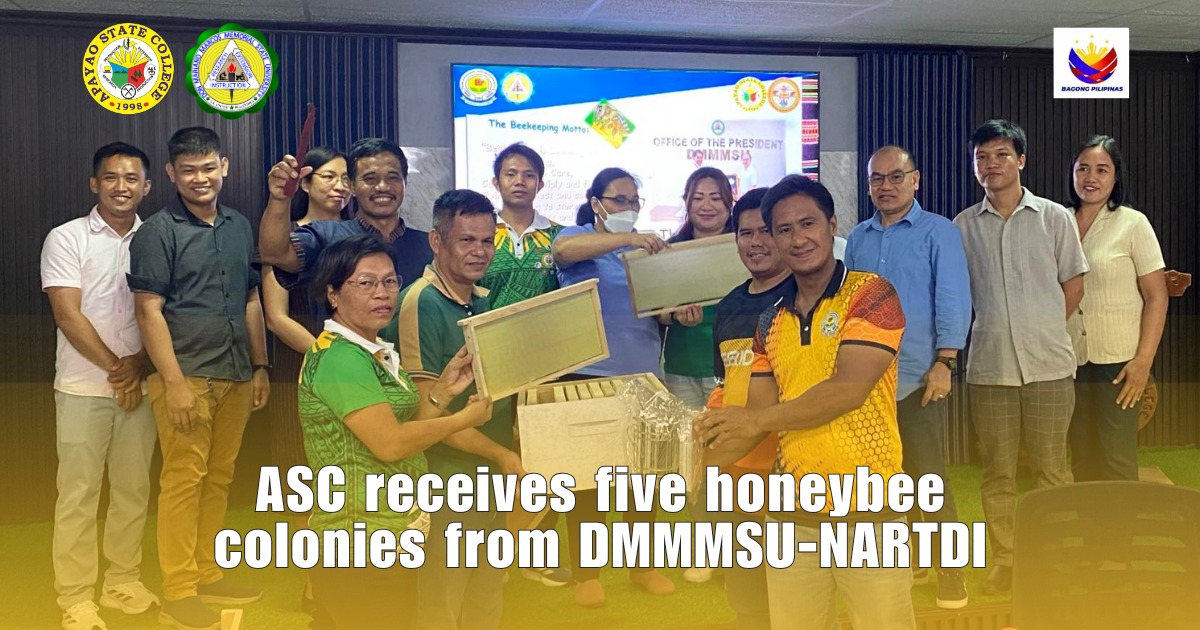 ASC receives five honeybee colonies from DMMMSU-NARTDI - Apayao State ...