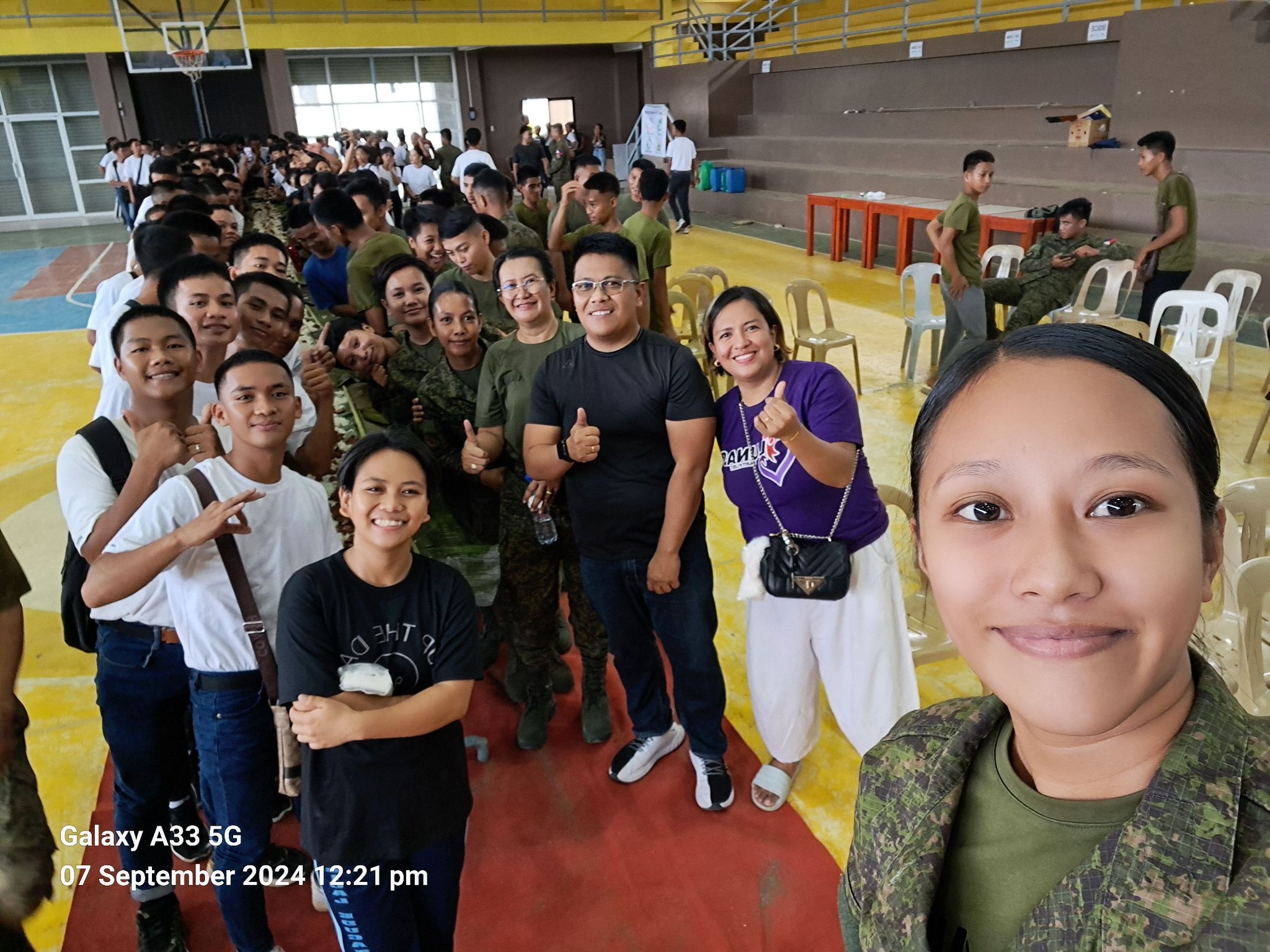 TURN-OVER OF COMMAND CEREMONY AND DONNING OF RANKS OF ASC ROTC CADET ...