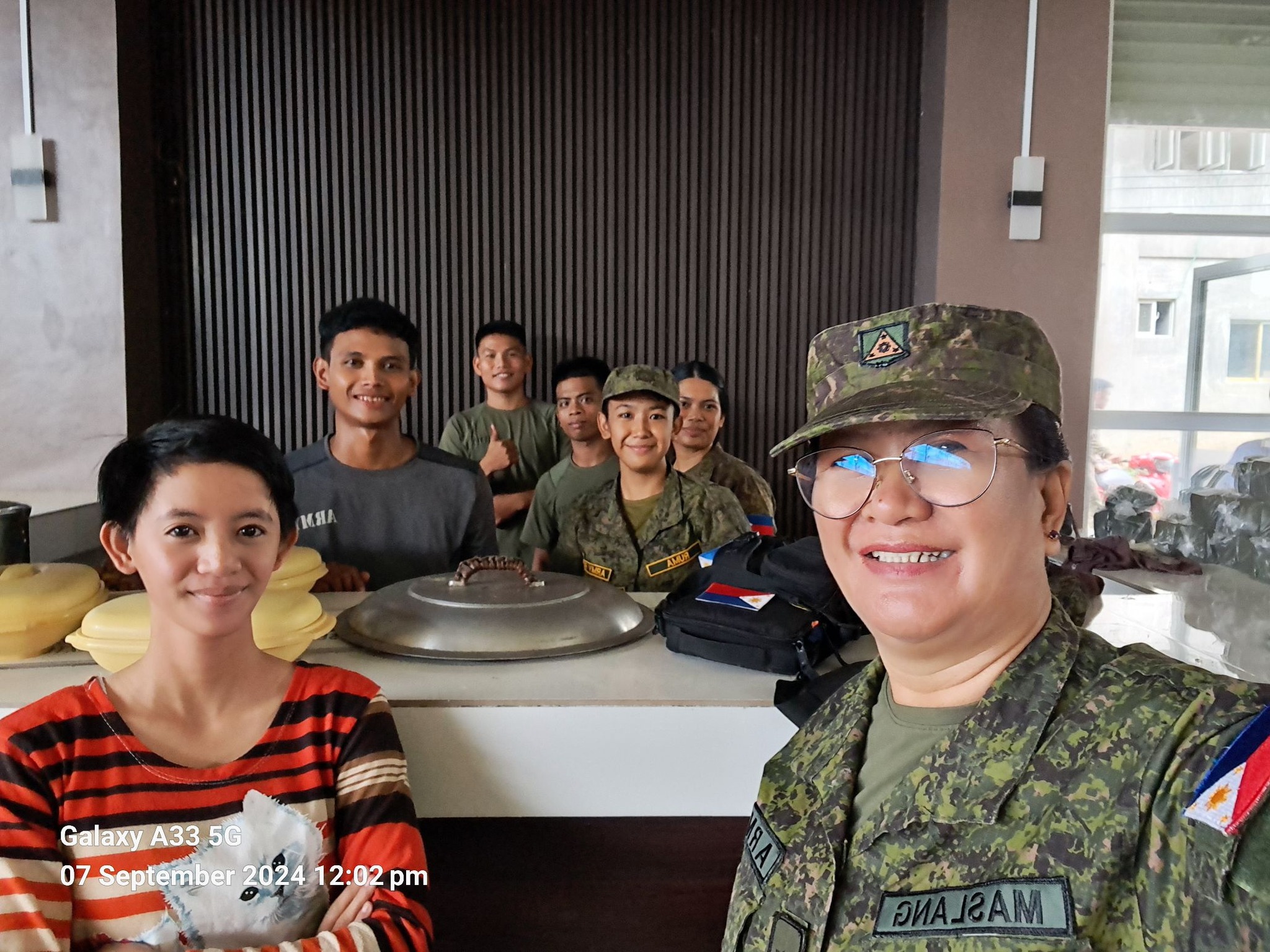TURN-OVER OF COMMAND CEREMONY AND DONNING OF RANKS OF ASC ROTC CADET ...