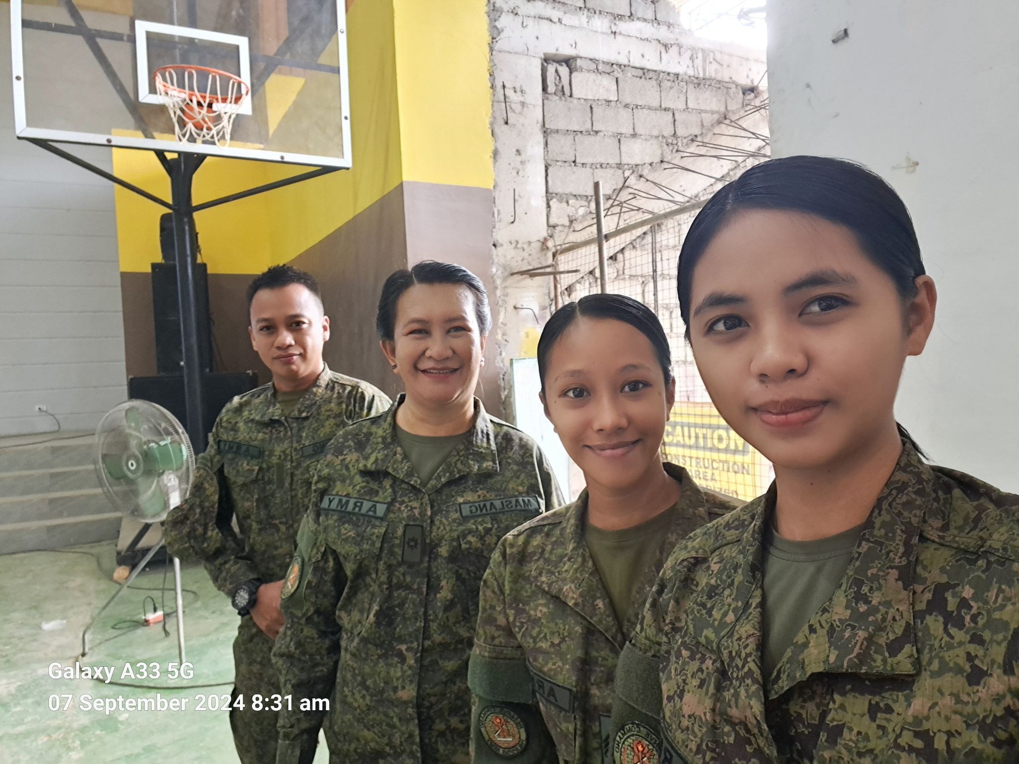 TURN-OVER OF COMMAND CEREMONY AND DONNING OF RANKS OF ASC ROTC CADET ...
