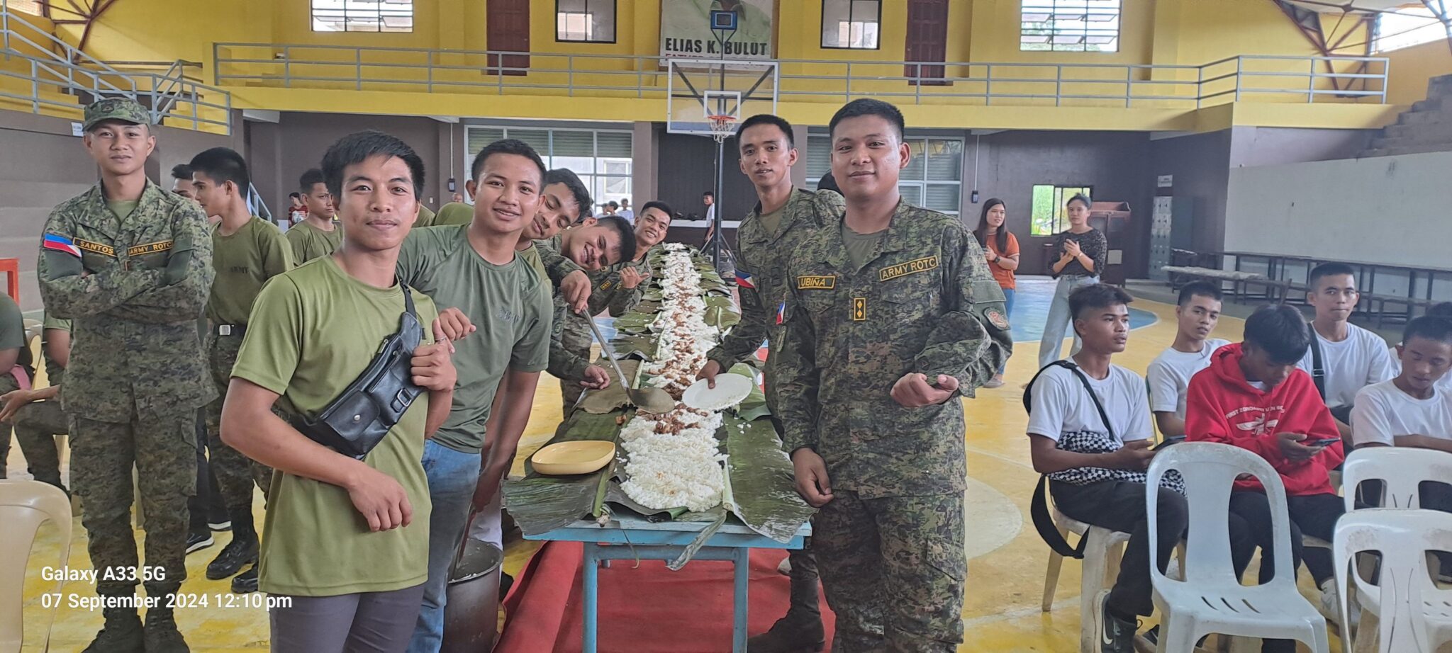 TURN-OVER OF COMMAND CEREMONY AND DONNING OF RANKS OF ASC ROTC CADET ...
