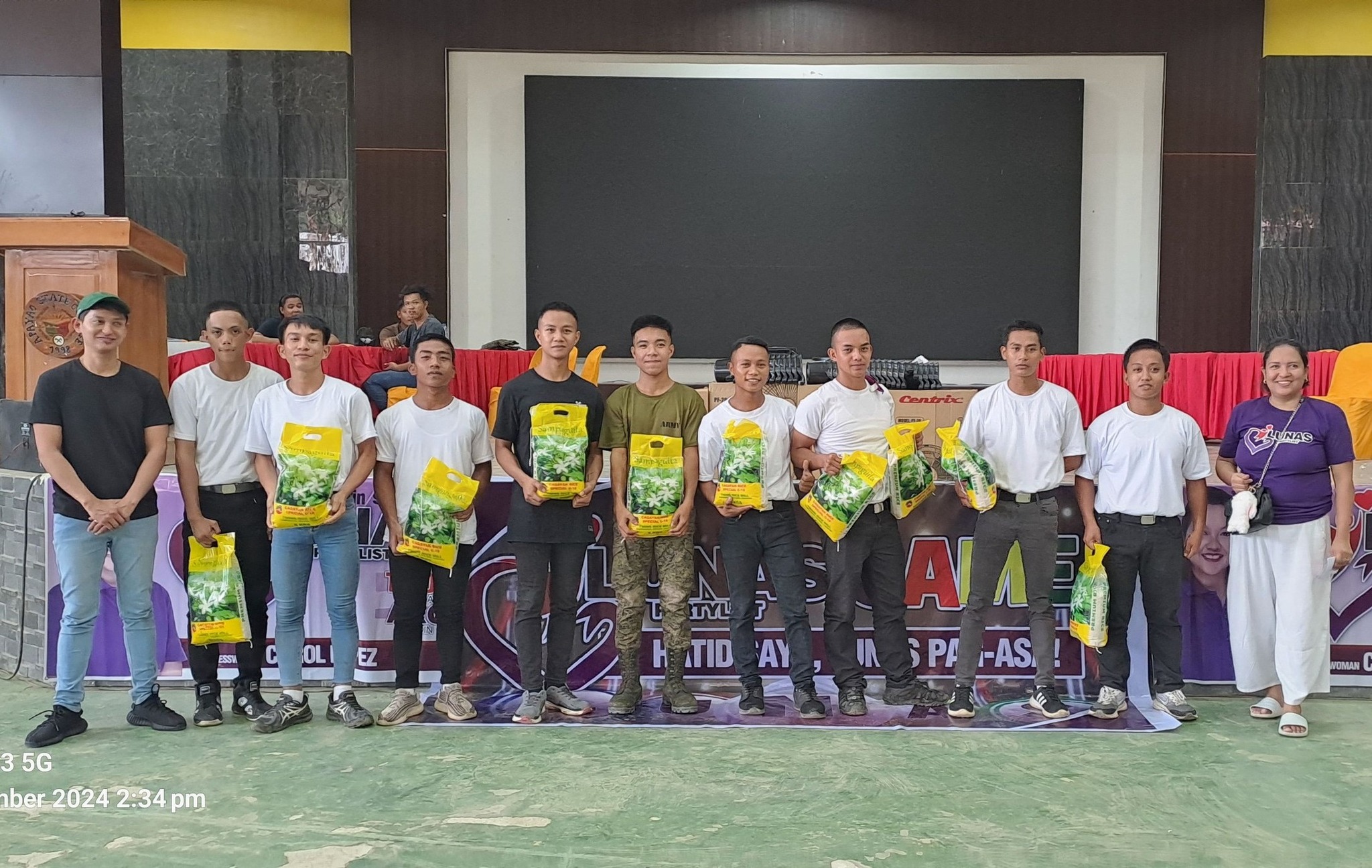 TURN-OVER OF COMMAND CEREMONY AND DONNING OF RANKS OF ASC ROTC CADET ...