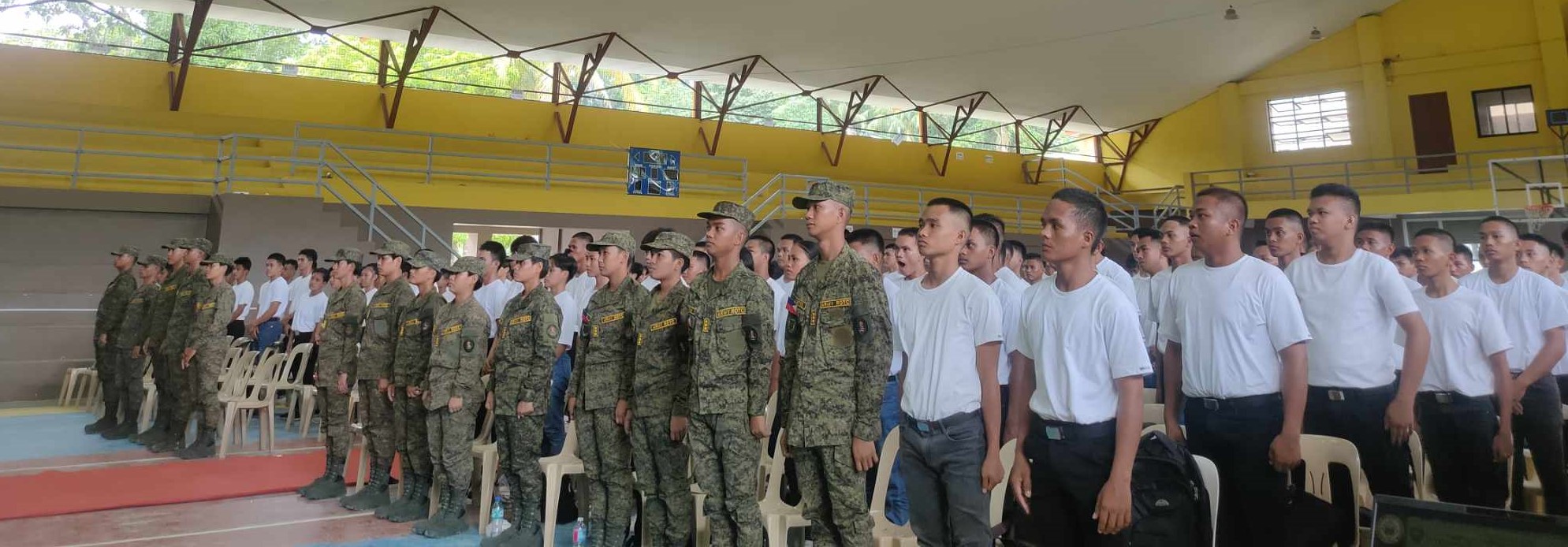TURN-OVER OF COMMAND CEREMONY AND DONNING OF RANKS OF ASC ROTC CADET ...